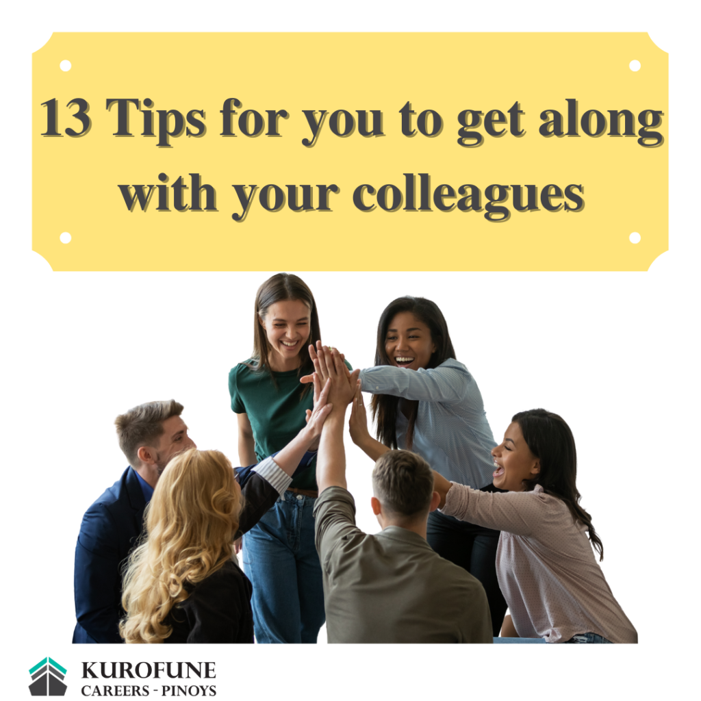 13 Tips for you to get along with your colleagues | Wabisabi english