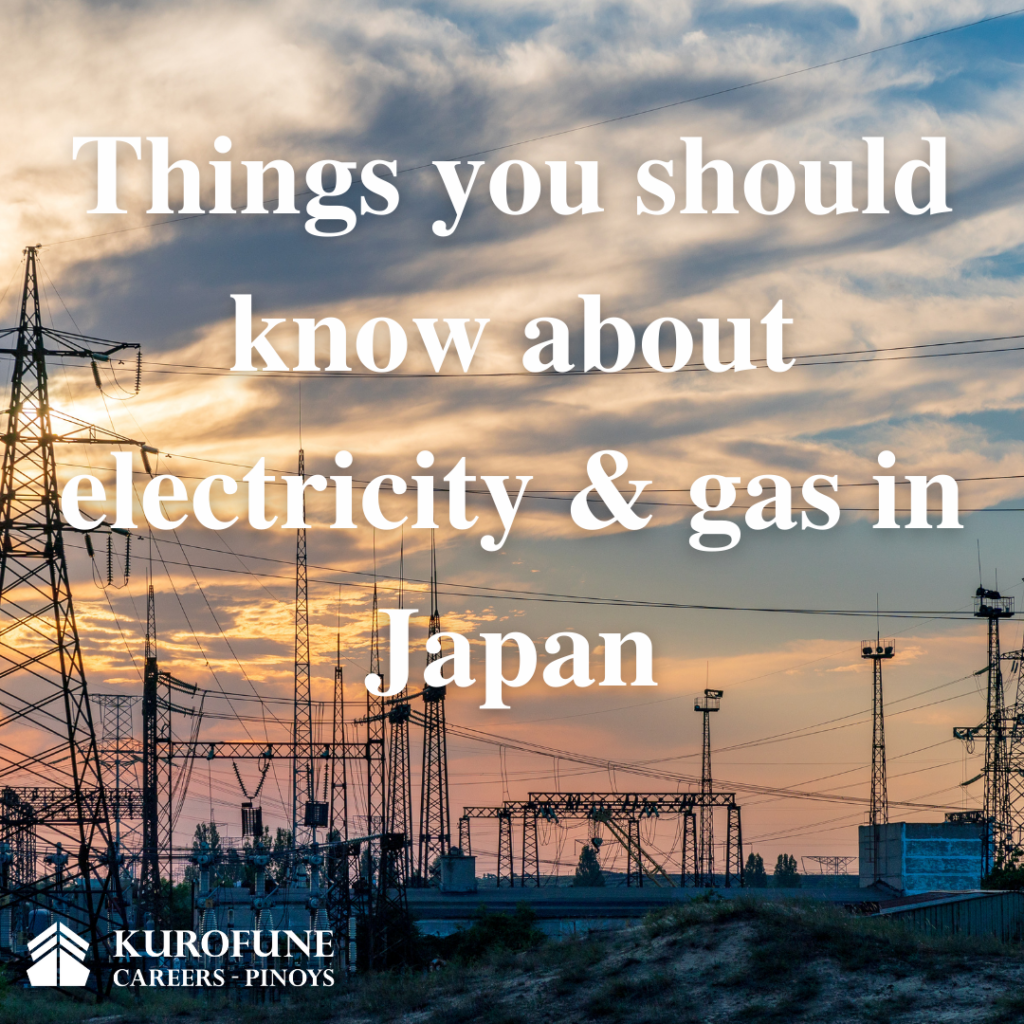 Things you should know about electricity & gas in Japan | Wabisabi english